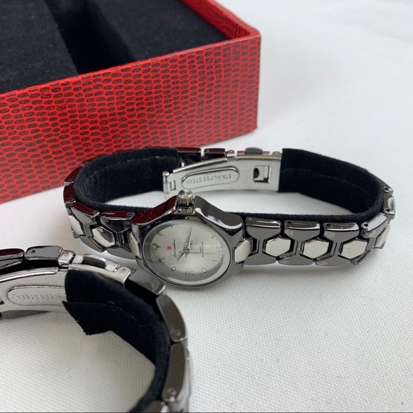 Luis Cardini | Accessories | Luis Cardini His Her Metal Link Set Of ...